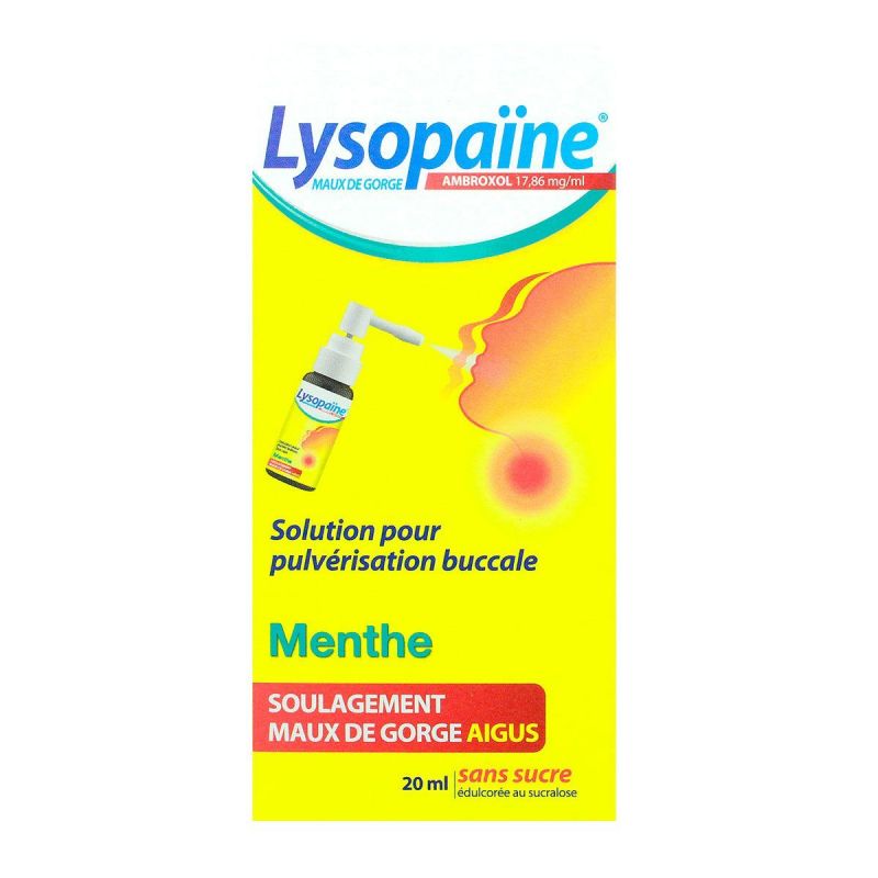 Lysopaïne Ambrox 17,86mg/ml Mx Gorg Fl/20ml